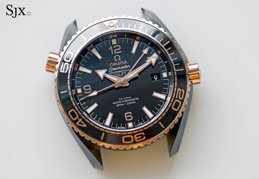 A Detailed Look at the Omega Seamaster Planet Ocean Deep Black GMT ...