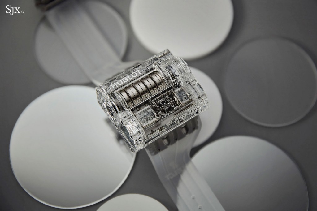 Up Close with the Hublot MP-07 Sapphire 40 Days Power Reserve Special ...
