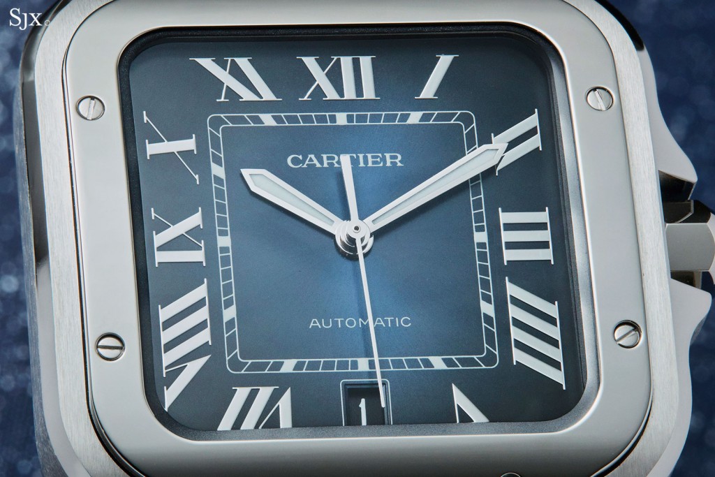 Up Close with the Cartier Santos Gradient Blue | SJX Watches