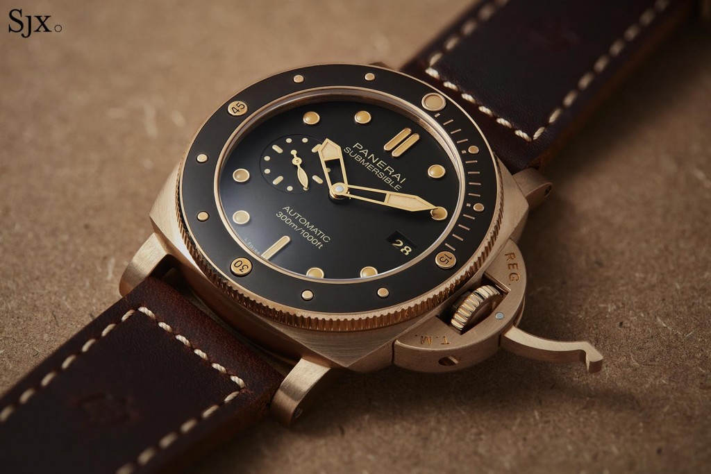 Up Close with the Panerai Submersible Bronzo PAM 968 | SJX Watches