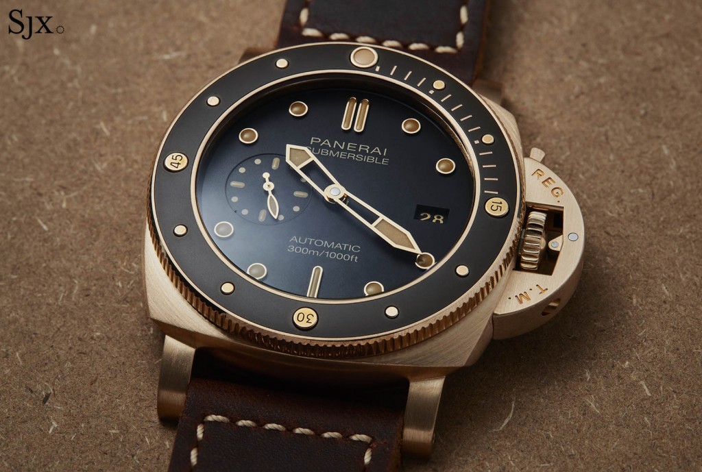 Up Close with the Panerai Submersible Bronzo PAM 968 | SJX Watches