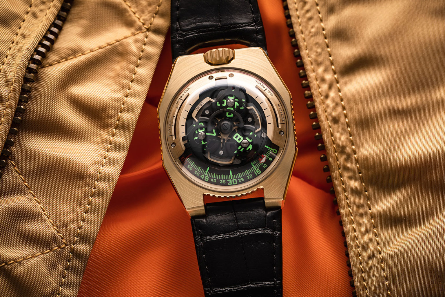 Urwerk Introduces the UR-100 Gold Edition | SJX Watches