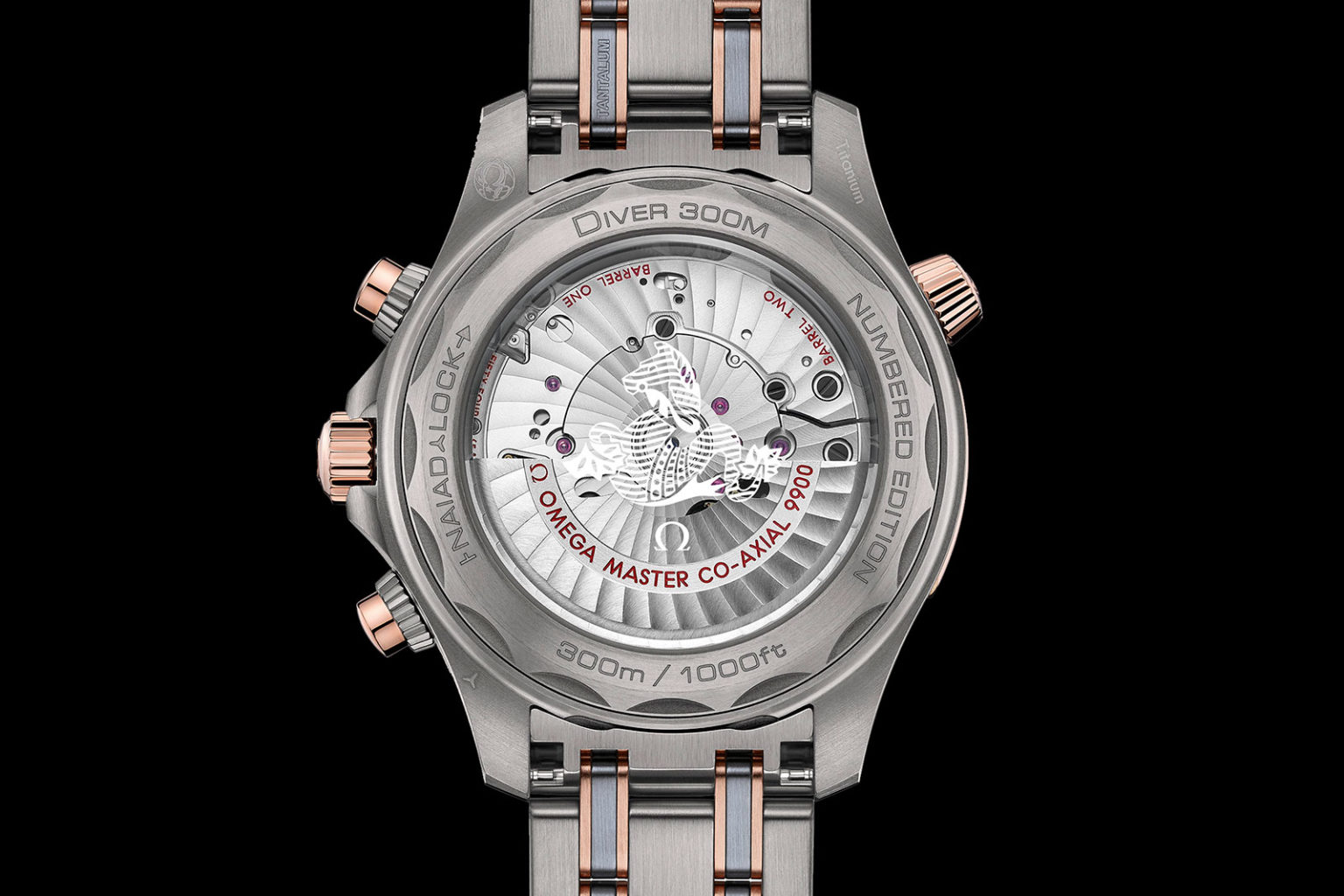 Omega Introduces the Seamaster Diver 300 M Chronograph Gold Titanium ...