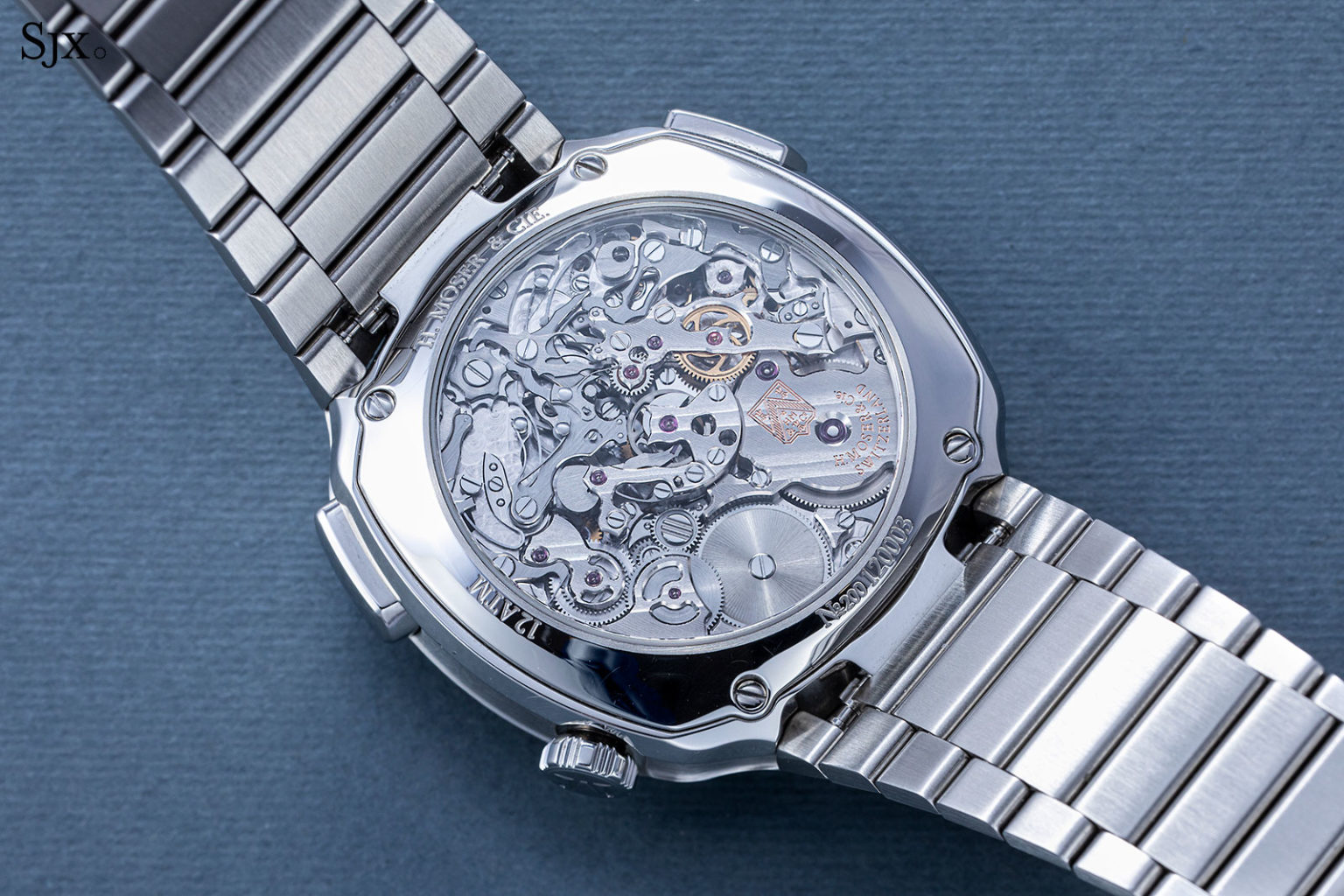 Living With: H. Moser & Cie. Streamliner Flyback Chronograph Funky Blue ...