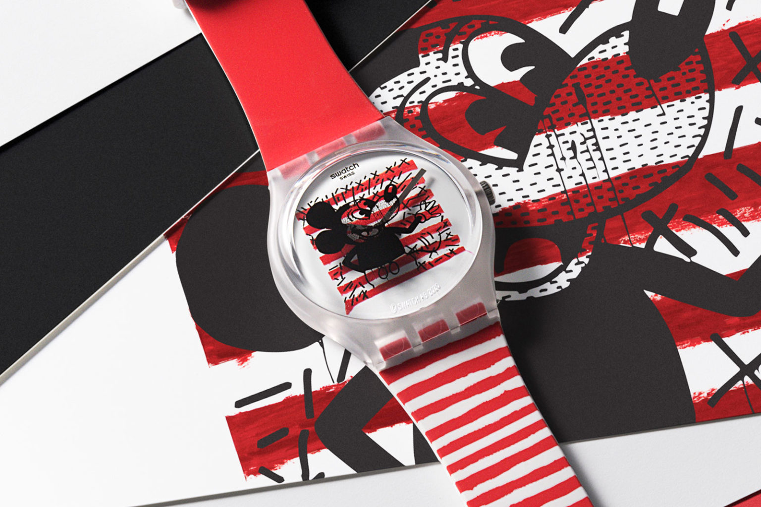 Swatch Introduces the Disney Mickey Mouse x Keith Haring Collection | SJX Watches