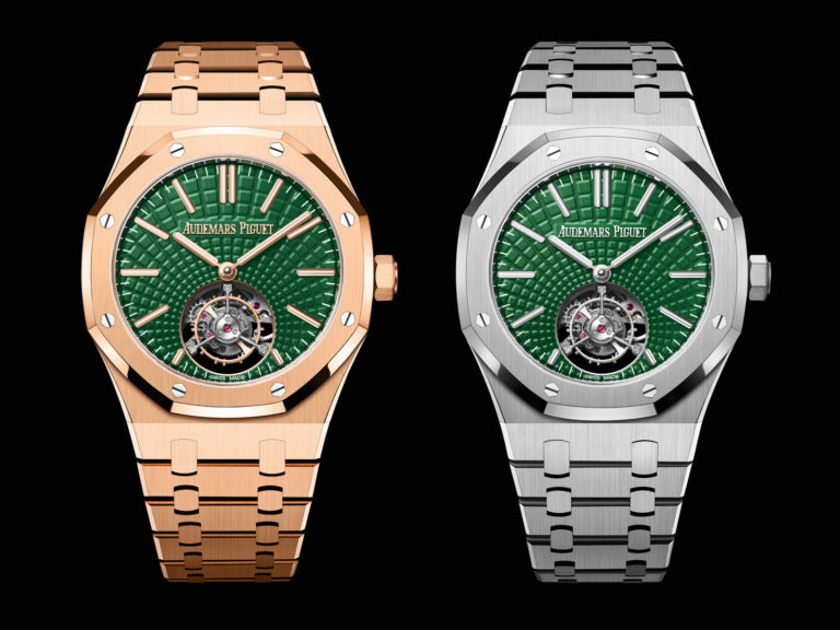 Audemars Piguet Unveils a Royal Oak Ensemble in Green | SJX Watches