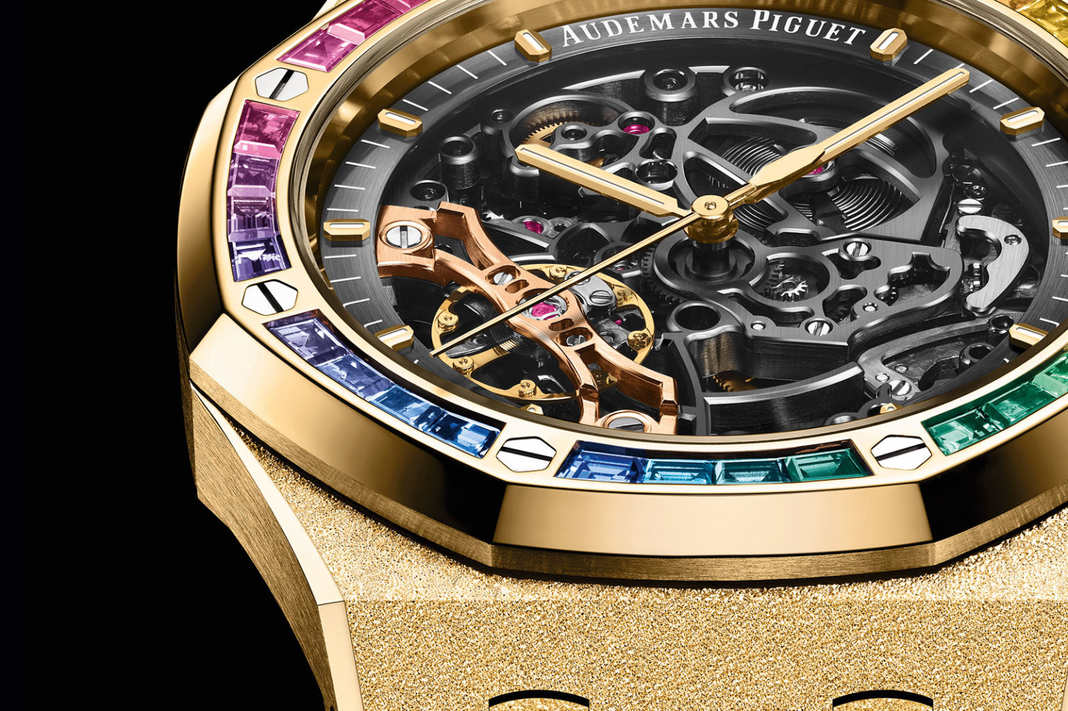 Audemars Piguet Introduces Royal Oak Frosted Gold Double Balance Wheel ...