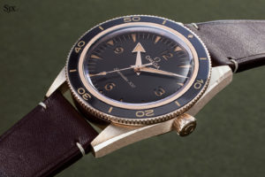 Up Close: Omega Seamaster 300 Bronze Gold | SJX Watches