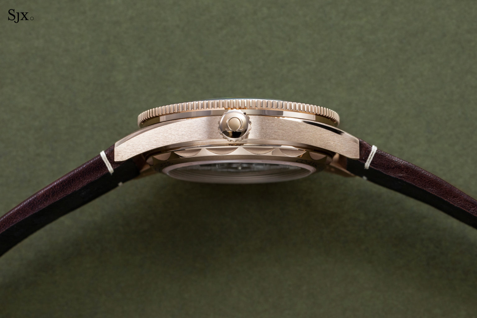 Up Close: Omega Seamaster 300 Bronze Gold | SJX Watches