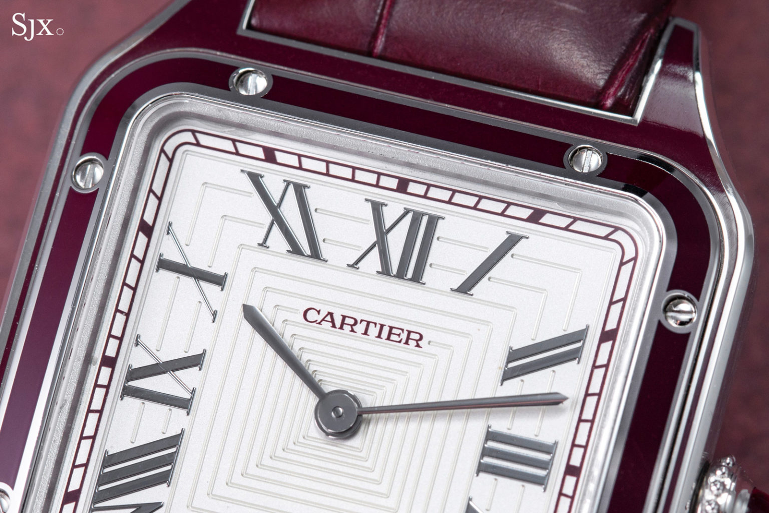 Hands On: Cartier Santos-Dumont “Lacquered Case” | SJX Watches