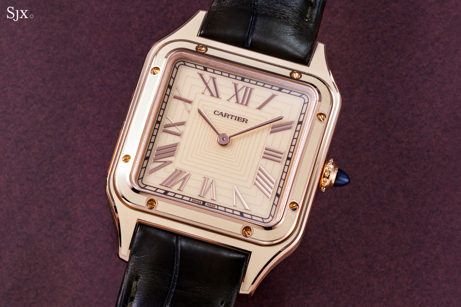 Hands On: Cartier Santos-Dumont “Lacquered Case” | SJX Watches