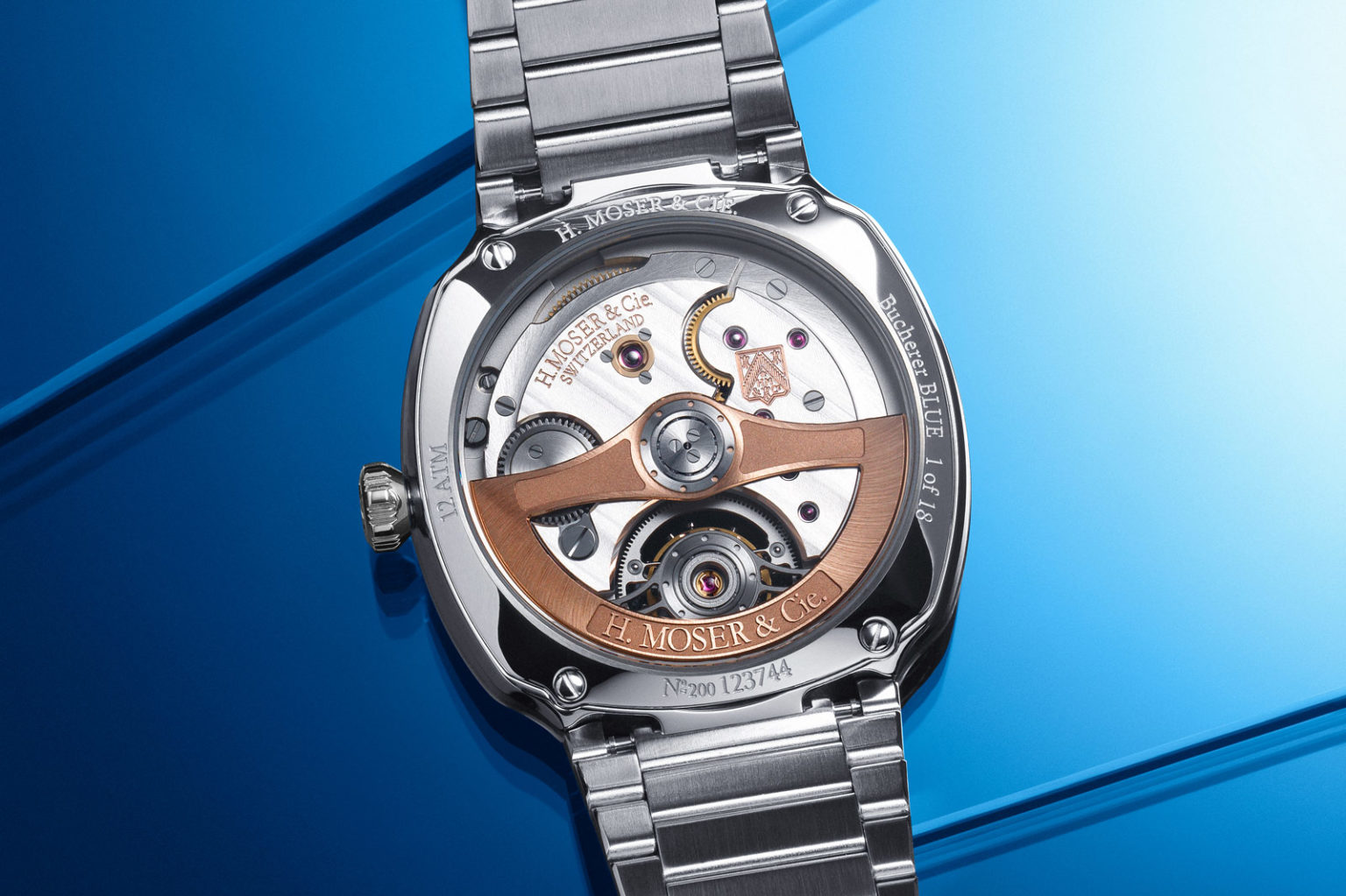 H. Moser & Cie. Introduces the Streamliner Tourbillon Bucherer Blue ...