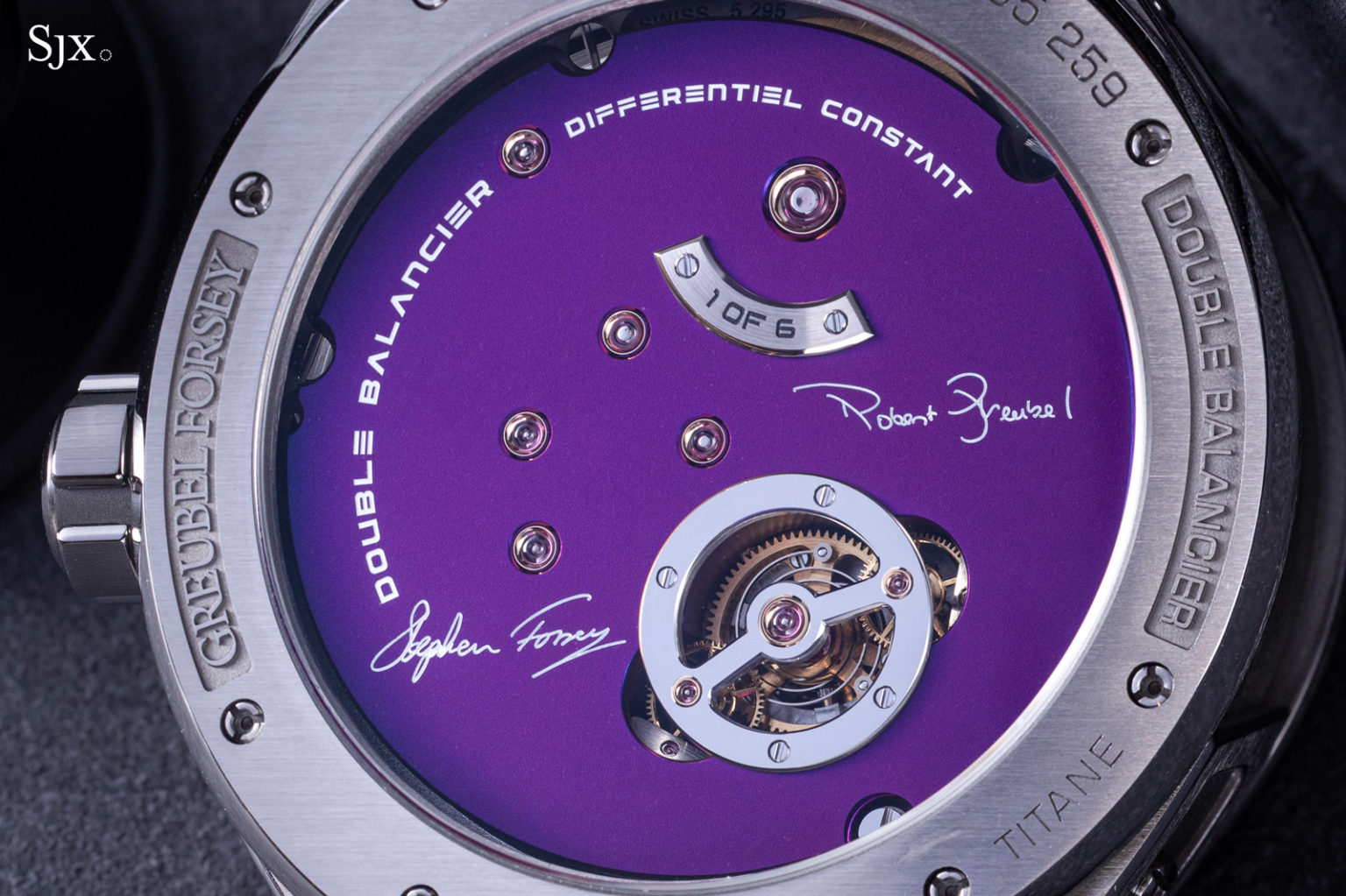 Hands On: Greubel Forsey Double Balancier Convexe SHH Edition | SJX Watches