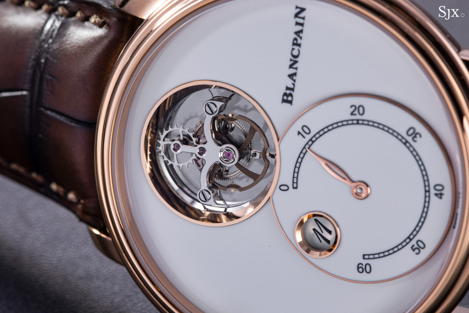Up Close: Blancpain Villeret Tourbillon Heure Sautante Minutes ...