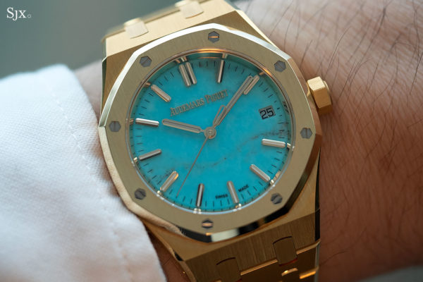 Hands On: Audemars Piguet Royal Oak 37 mm Turquoise Dial | SJX Watches