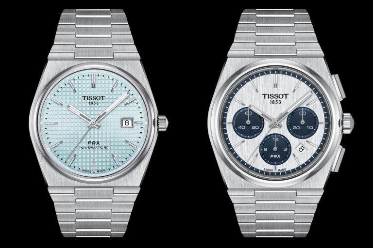 Tissot Debuts PRX “Ice Blue” Powermatic and “Blue Panda” Chronograph ...