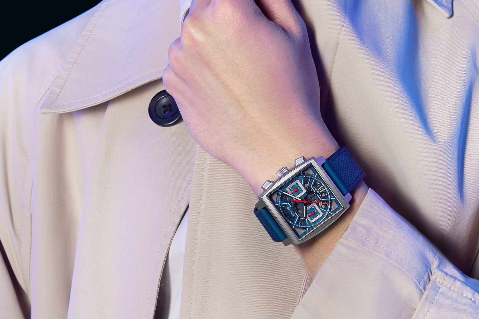 TAG Heuer Introduces the Monaco Skeleton Dial | SJX Watches