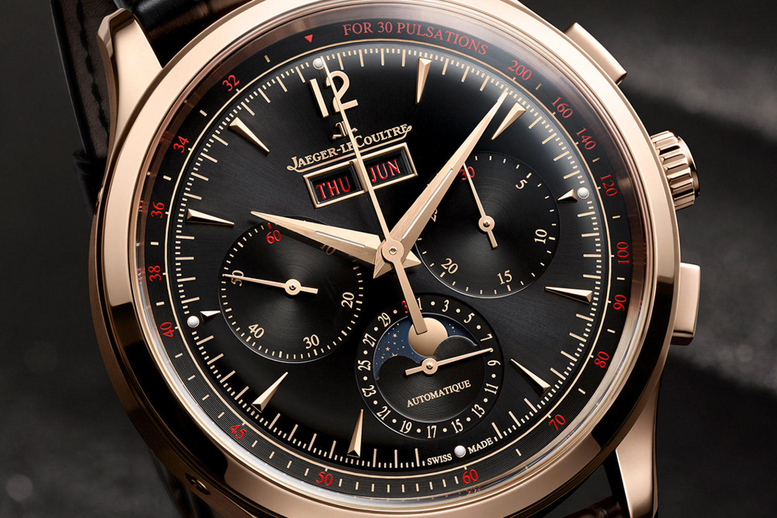 The Jaeger-LeCoultre Master Control Chronograph Calendar, Now in Red ...