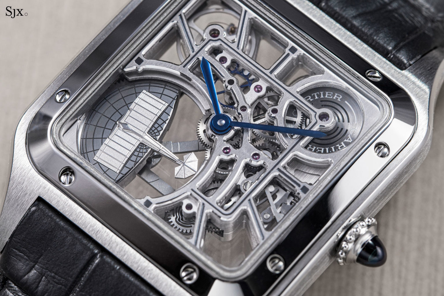 Review: Cartier Santos Dumont Skeleton Micro-Rotor | SJX Watches