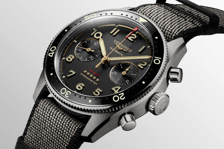 The Longines Spirit Flyback Chronograph, Now in Lightweight Titanium ...