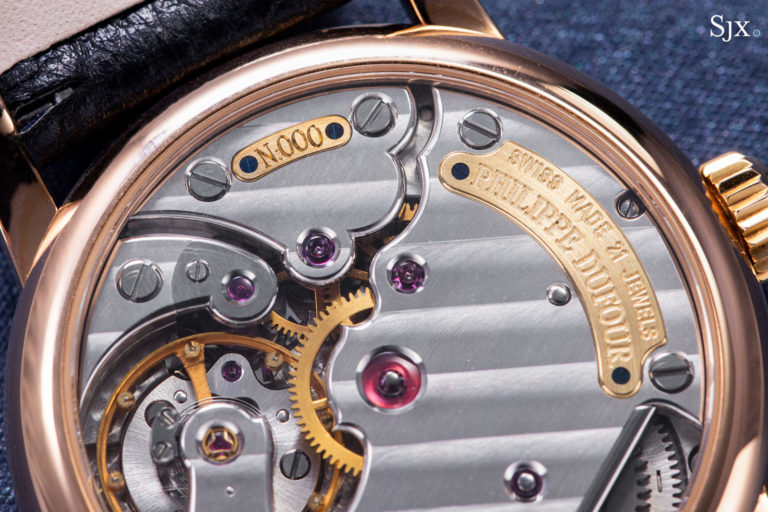 Hands On: Philippe Dufour Simplicity Prototype No. 000 in Pink Gold ...