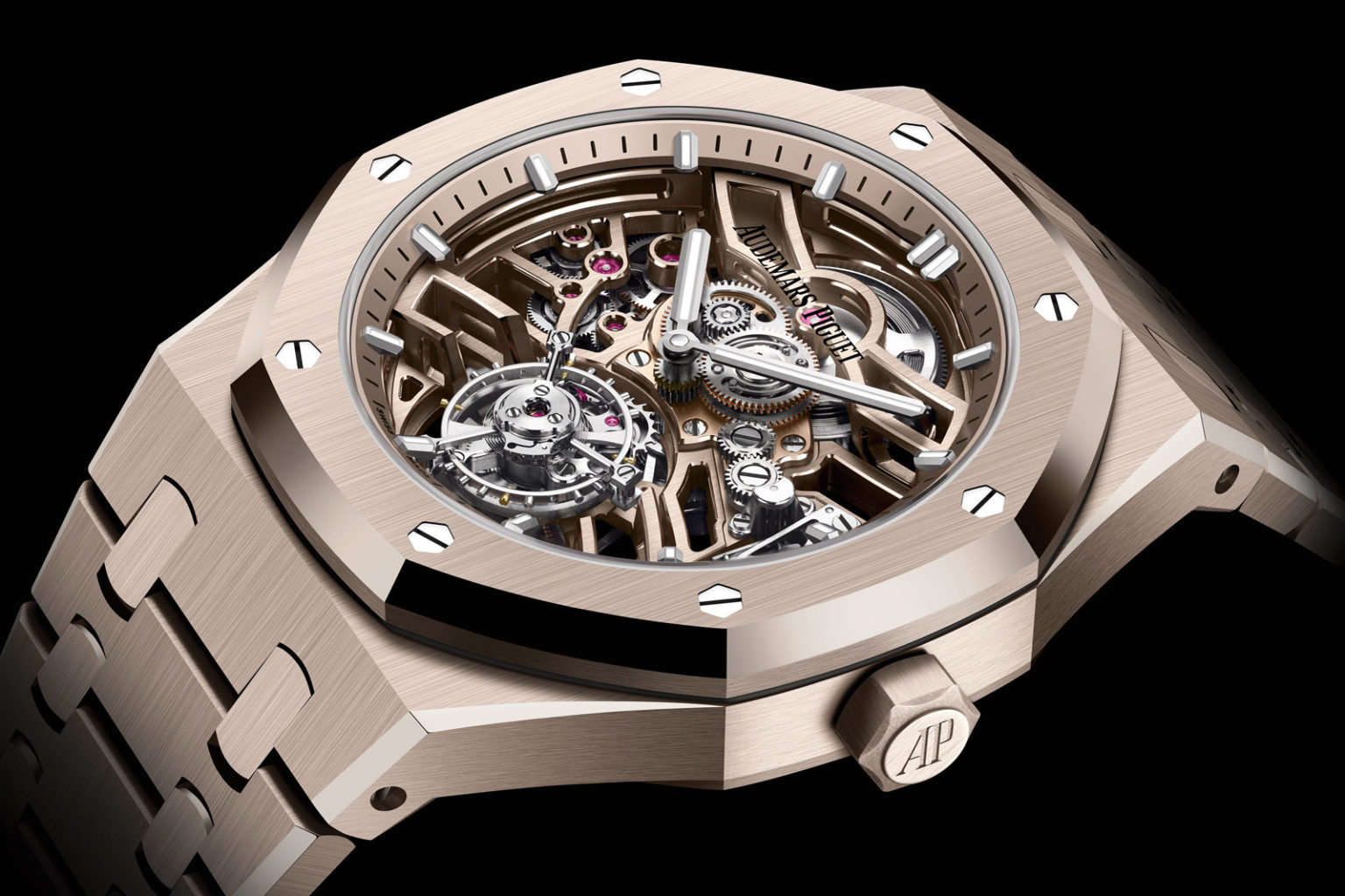 Audemars Piguet Introduces the Royal Oak Tourbillon Openworked “Sand ...