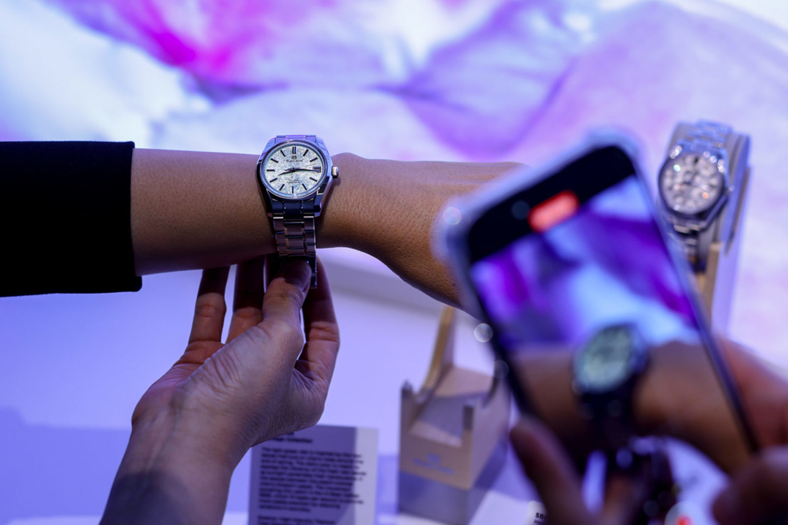 The First Overseas Stop for Grand Seiko “Alive in Time Through the Five ...