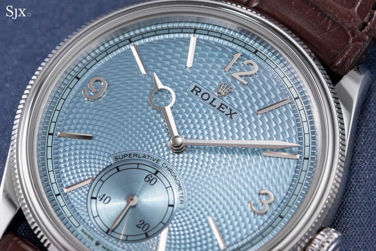 Hands On: Rolex Perpetual 1908 in Platinum “Ice Blue” | SJX Watches