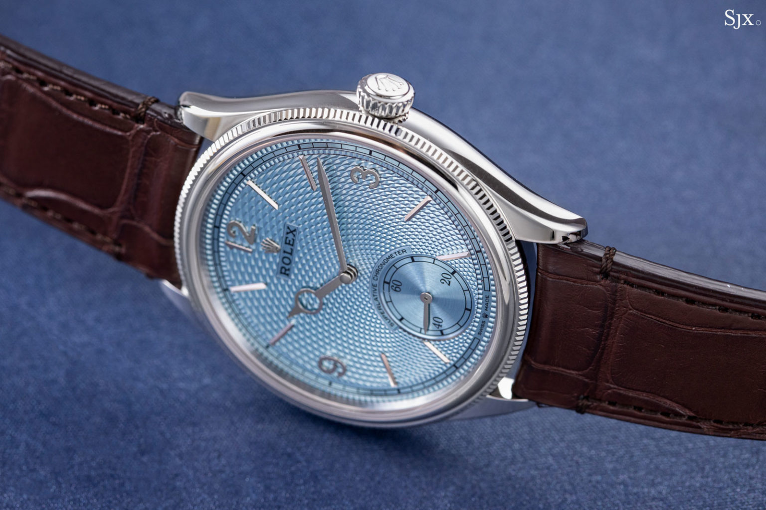 Hands On: Rolex Perpetual 1908 in Platinum “Ice Blue” | SJX Watches