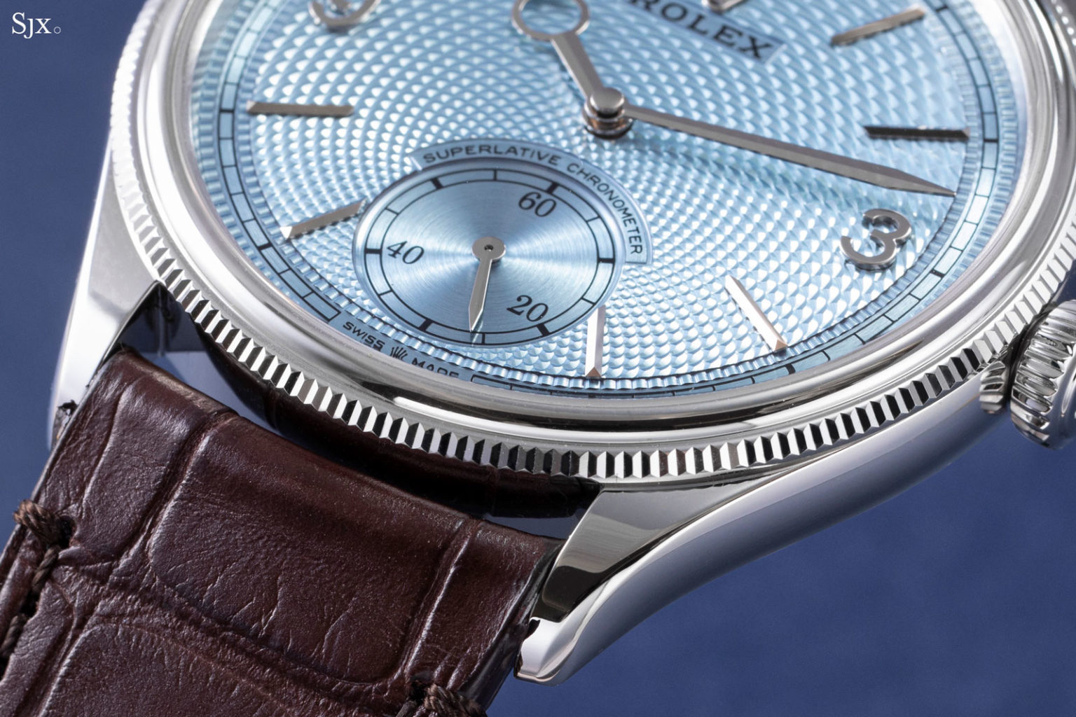 Hands On: Rolex Perpetual 1908 in Platinum “Ice Blue” | SJX Watches