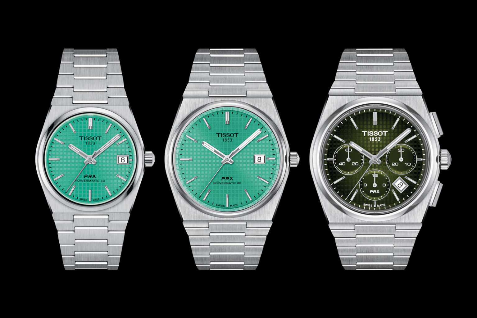 Tissot Debuts New Green Dials for the PRX | SJX Watches