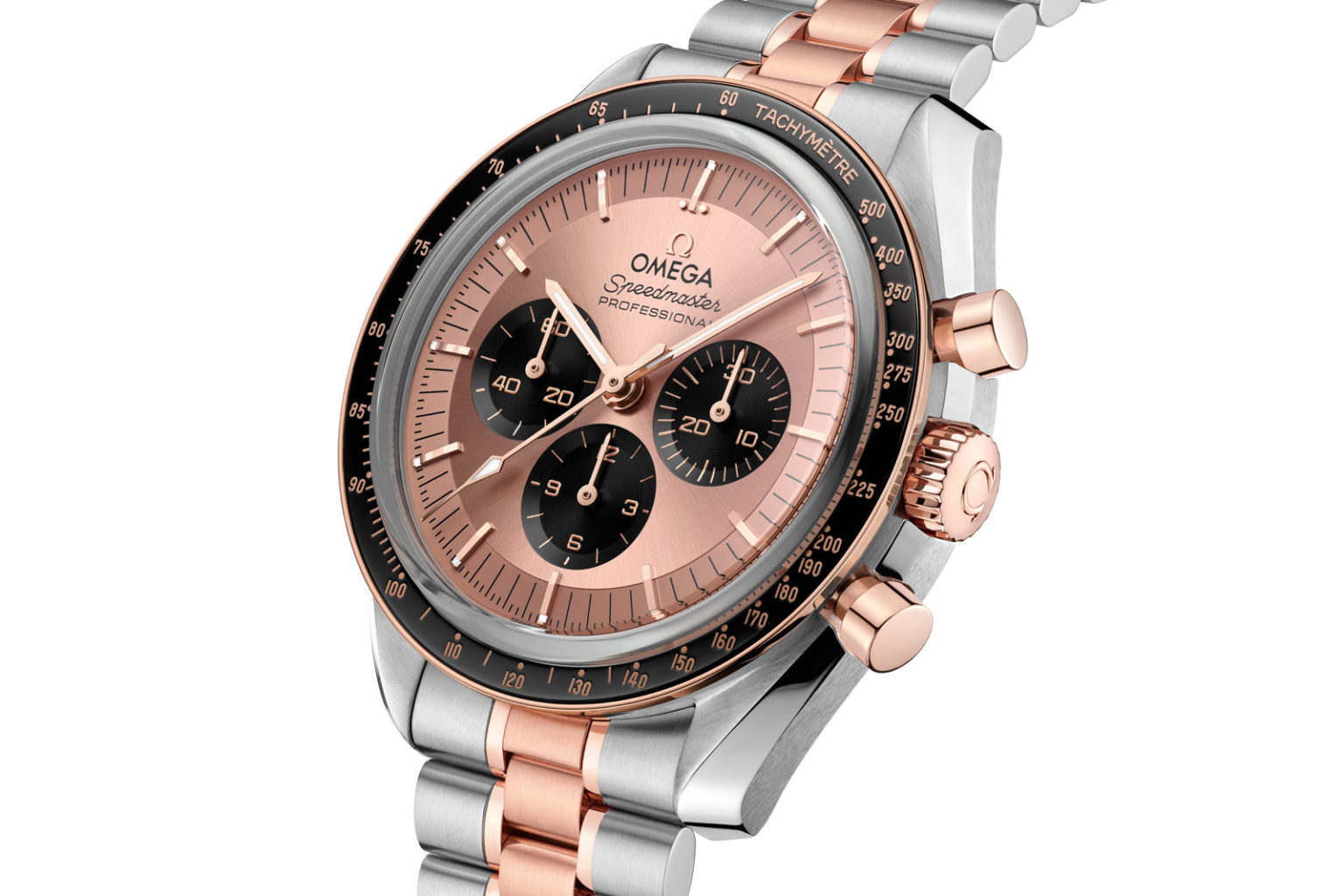 The Omega Speedmaster Moonwatch Goes Two-Tone | SJX Watches