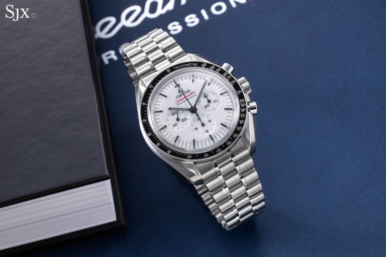 In-Depth: Omega Speedmaster Moonwatch with White Lacquer Dial | SJX Watches