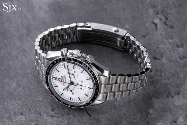 In-Depth: Omega Speedmaster Moonwatch with White Lacquer Dial | SJX Watches