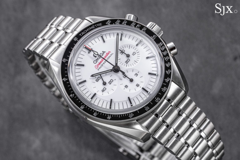 In-Depth: Omega Speedmaster Moonwatch with White Lacquer Dial | SJX Watches