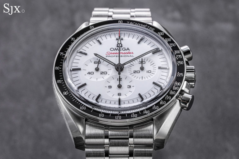 In-Depth: Omega Speedmaster Moonwatch with White Lacquer Dial | SJX Watches