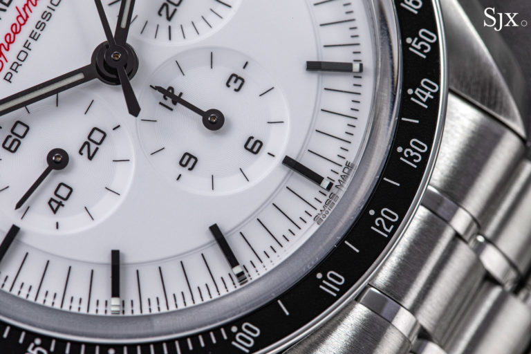 In-Depth: Omega Speedmaster Moonwatch with White Lacquer Dial | SJX Watches