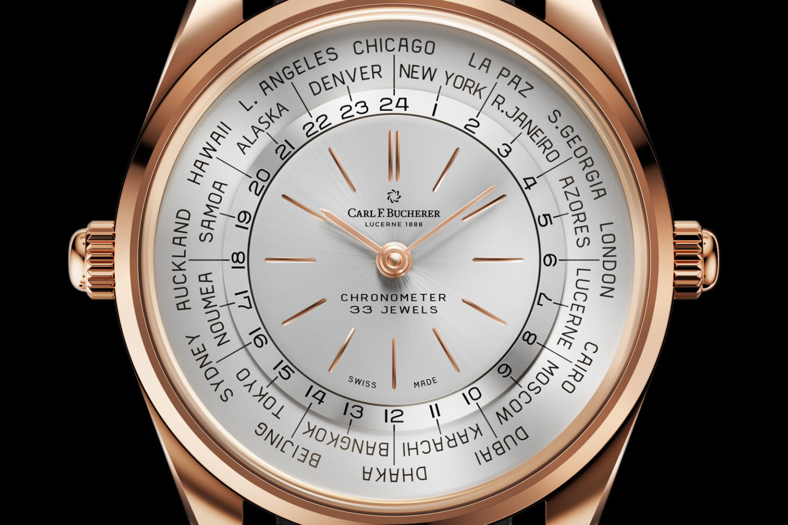 Carl F. Bucherer’s Retro Worldtimer with Peripheral-Wind Movement | SJX ...