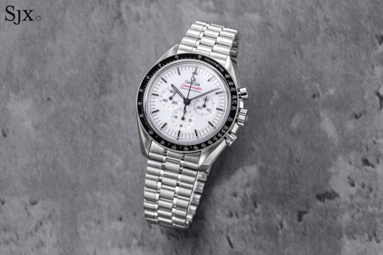 In-Depth: Omega Speedmaster Moonwatch with White Lacquer Dial | SJX Watches