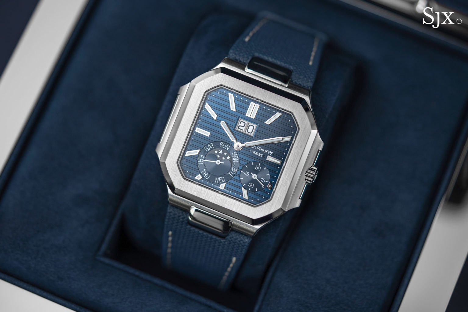 Hands On: Patek Philippe Cubitus Ref. 5821 and Ref. 5822P | SJX Watches