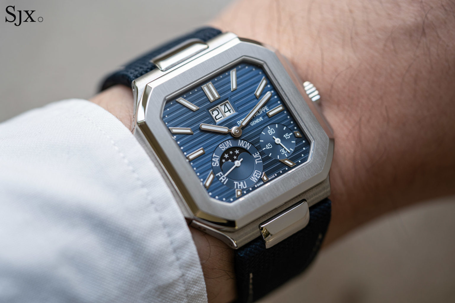 Hands On: Patek Philippe Cubitus Ref. 5821 and Ref. 5822P | SJX Watches
