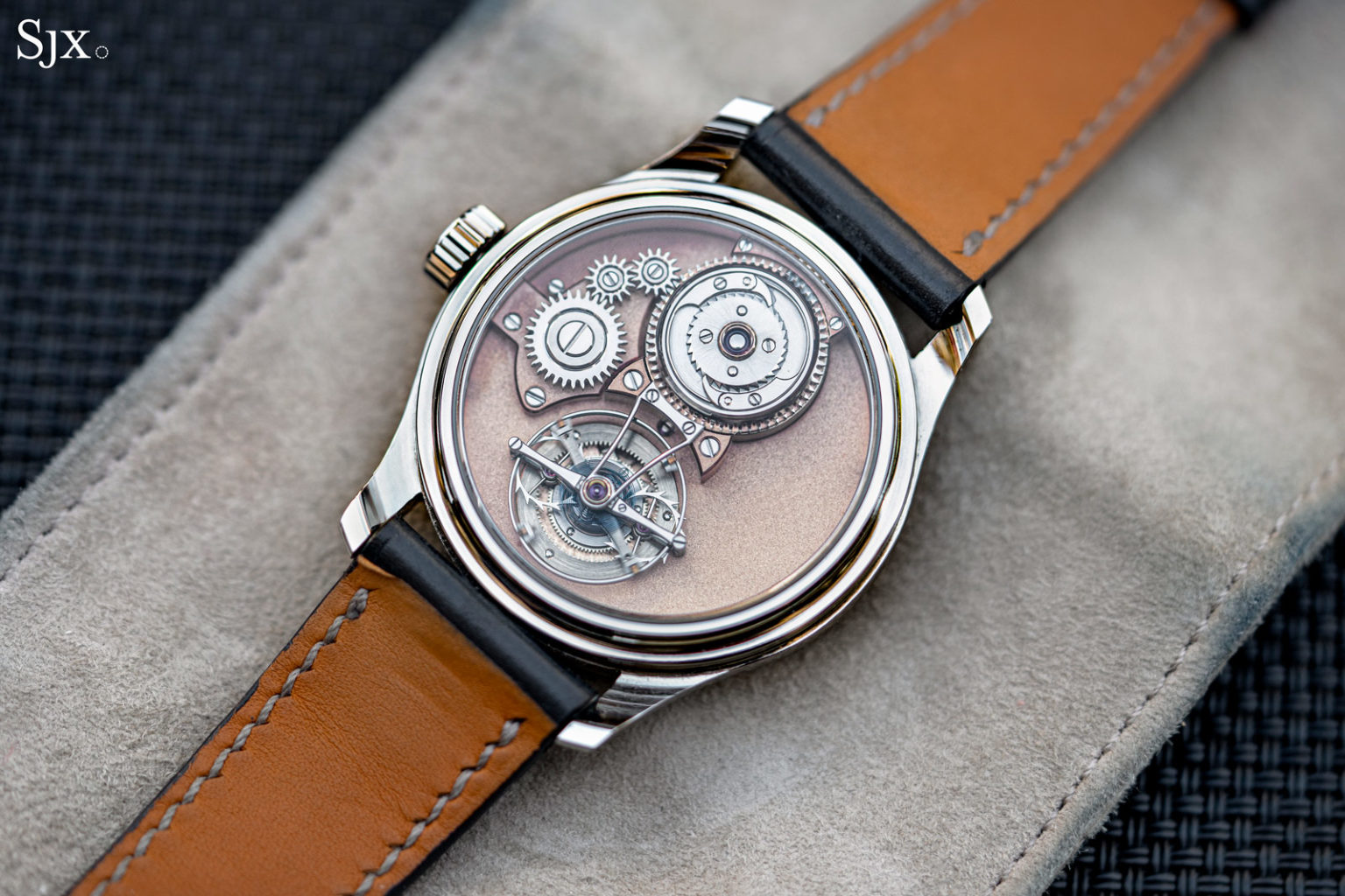 Up Close: Aigaki Debuts with the Direct-Impulse Tourbillon | SJX Watches