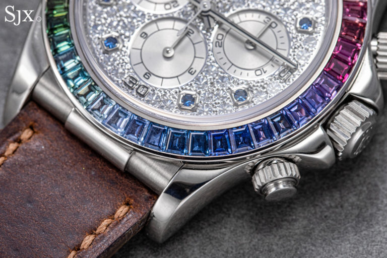 Hands On: The First-Ever Rolex Daytona “Rainbow” 16599SAAEC | SJX Watches