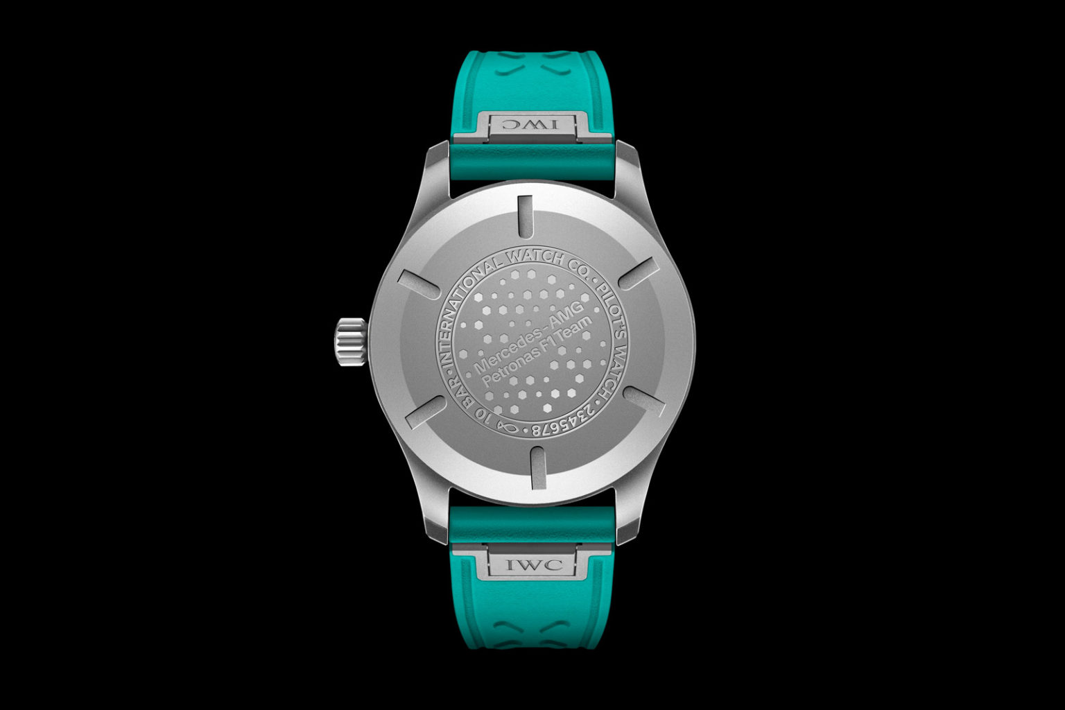 Green Mercedes-AMG Petronas F1 Livery for the IWC Mark XX | SJX Watches