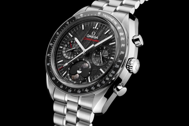 Omega Introduces the Speedmaster Moonphase Meteorite | SJX Watches