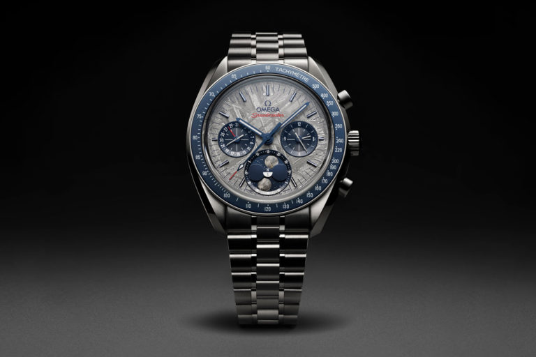 Omega Introduces the Speedmaster Moonphase Meteorite | SJX Watches