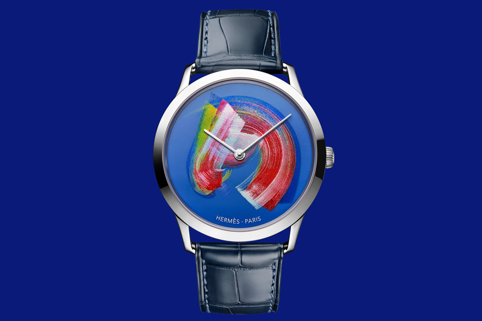 Hermès’ Latest Metiers d’Art Watch is Impressionist Equestrian | SJX ...