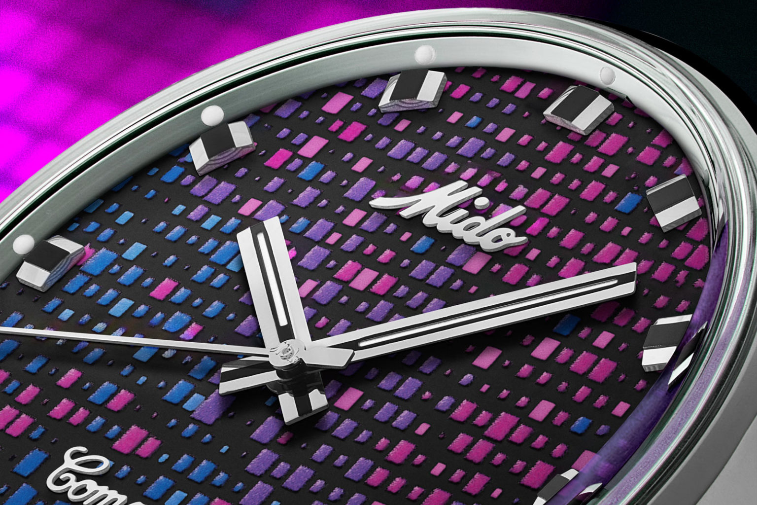 Luminous Pixels and Retro Design on Mido’s Commander 1959 | SJX Watches
