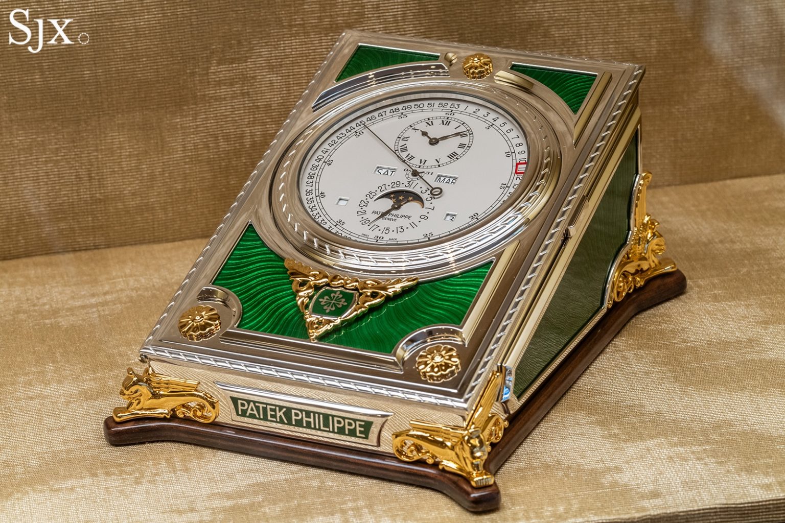 Hands On: Patek Philippe Ref. 27000M Complicated Desk Clock | SJX Watches