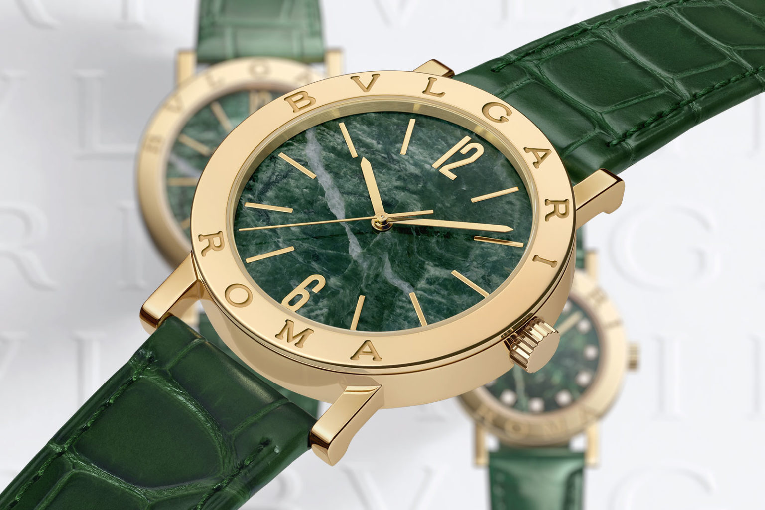 Fifty Years of Bvlgari Bvlgari with Marble Dials | SJX Watches